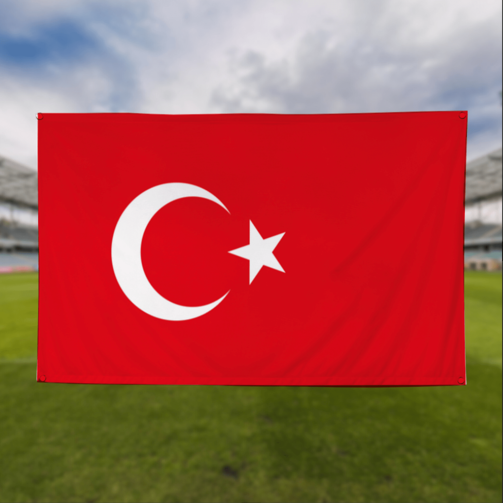 Turkey Flag - Fully Customisable (5X3 FT) – Terrace Flags