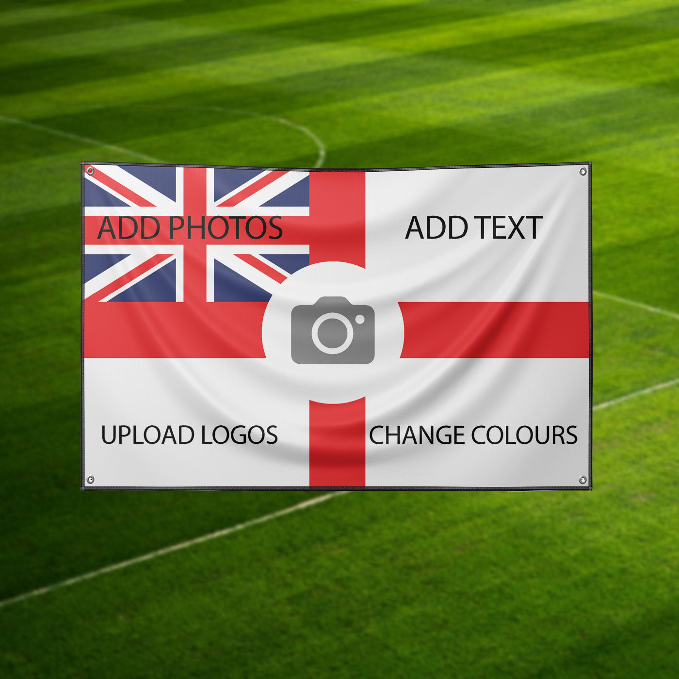 England/Union Jack Flag - Fully Customisable (3X2 FT) – Terrace Flags