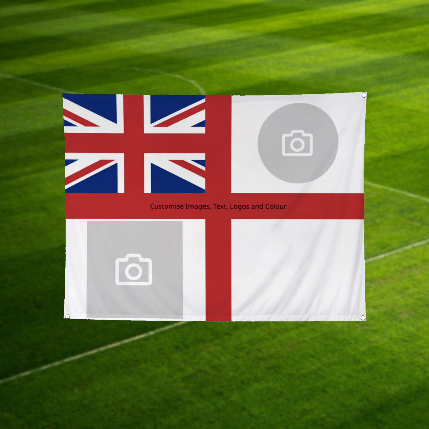 England/Union Jack Flag - Fully Customisable (8X6 FT) – Terrace Flags