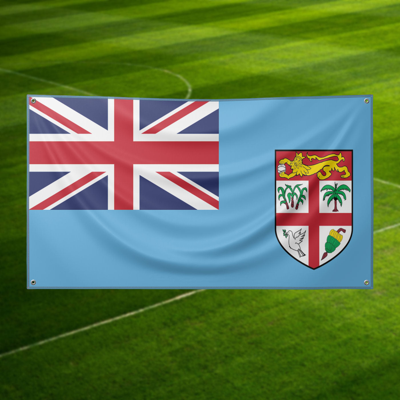 Fiji Flag - Fully Customisable (5X3 FT) – Terrace Flags