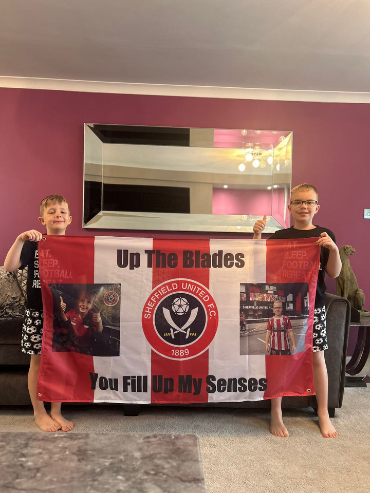 2 Vertical Stripe Flag - Fully Customisable (5x3 FT) – Terrace Flags