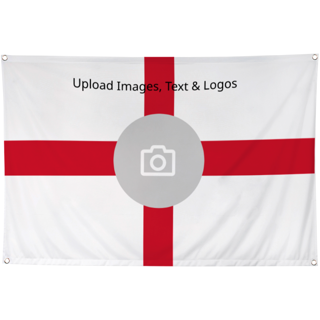 England Flag - Fully Customisable (6X4 FT) – Terrace Flags