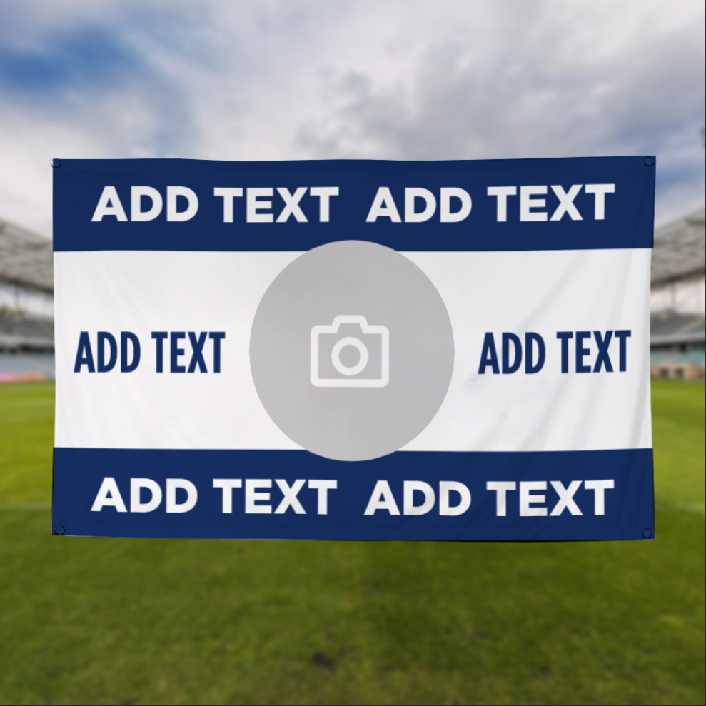 Tottenham Personalised Flag - Fully Customisable (5X3 FT) – Terrace Flags