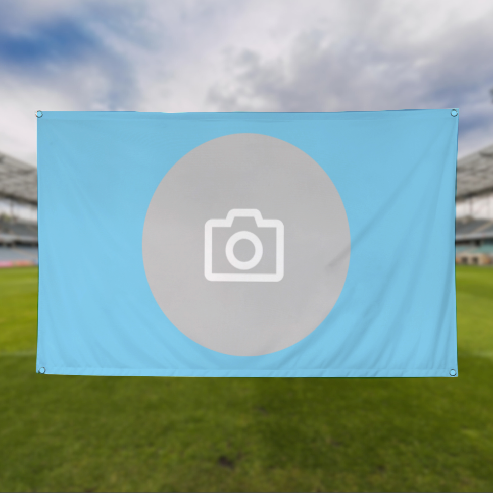 Sky Blue Personalised Flag - Fully Customisable (5X3 FT) – Terrace Flags