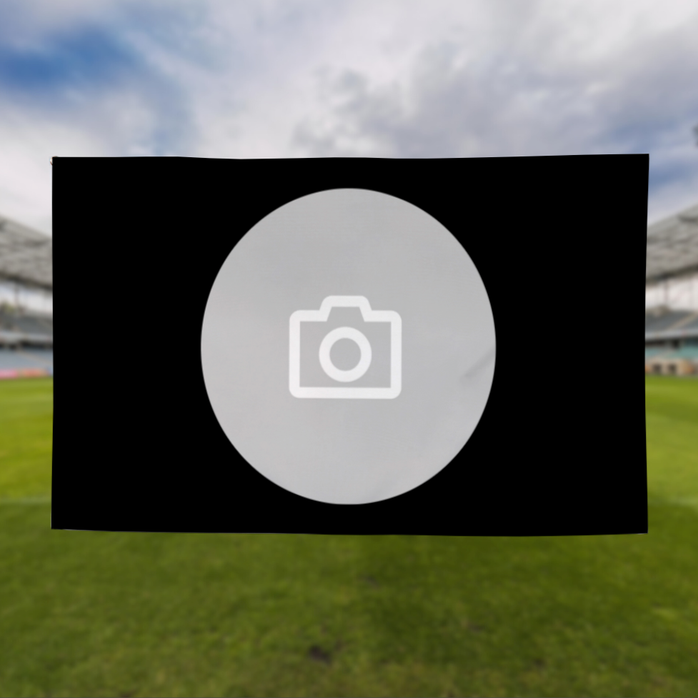 Black Personalised Flag - Fully Customisable (5X3 FT) – Terrace Flags