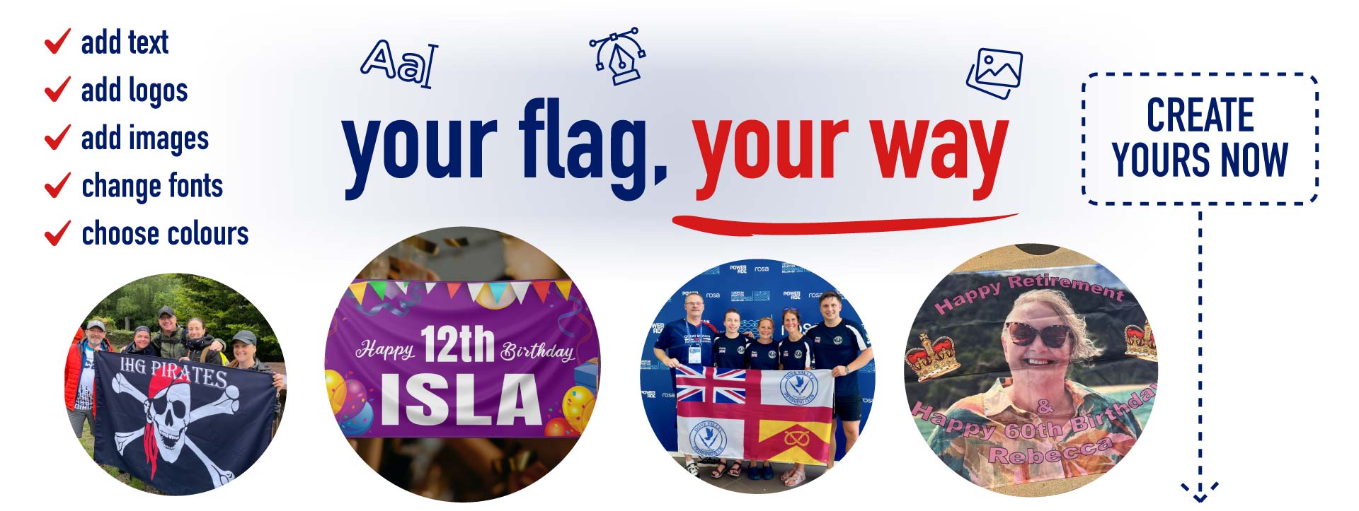 Design your own custom flag! (6X4 FT) – Terrace Flags